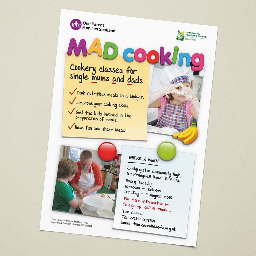 Healthy cooking course poster (OPFS) – Original Cinn